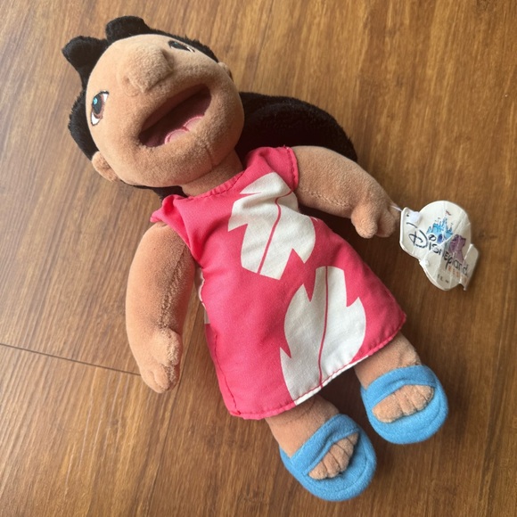 Disneyland Resort | Toys | Vintage Lilo Girl Doll Plush Red Dress ...